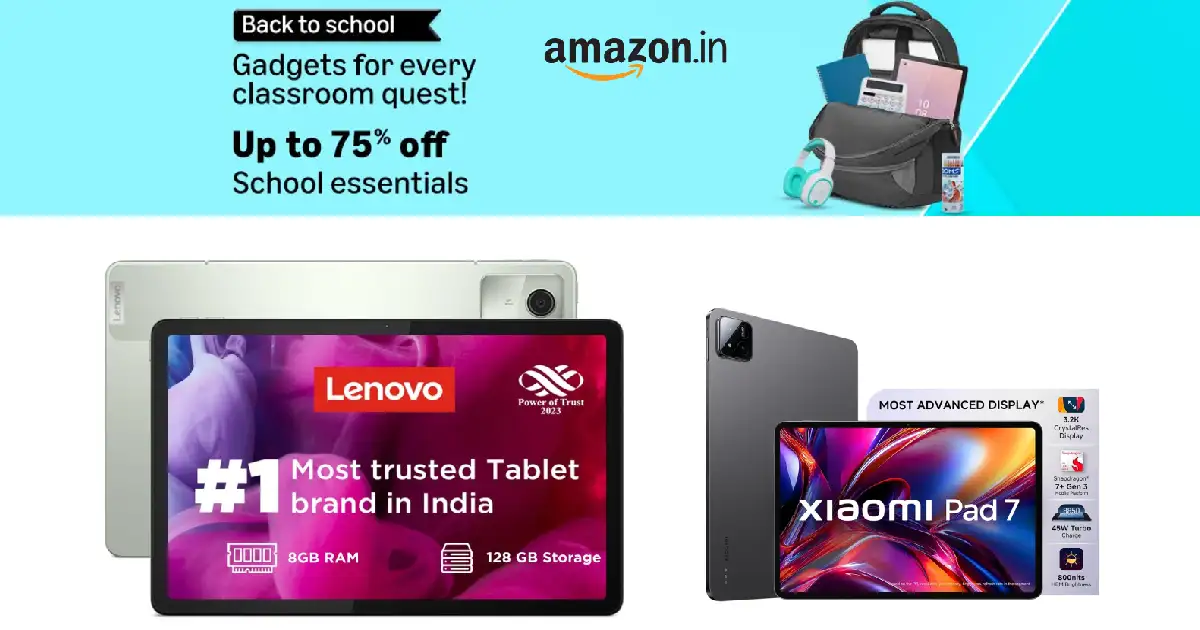 Best Tablet On Amazon Sale 2025,ताबड़तोड़ डिस्काउंट ऑफर के साथ मिल रहे ...