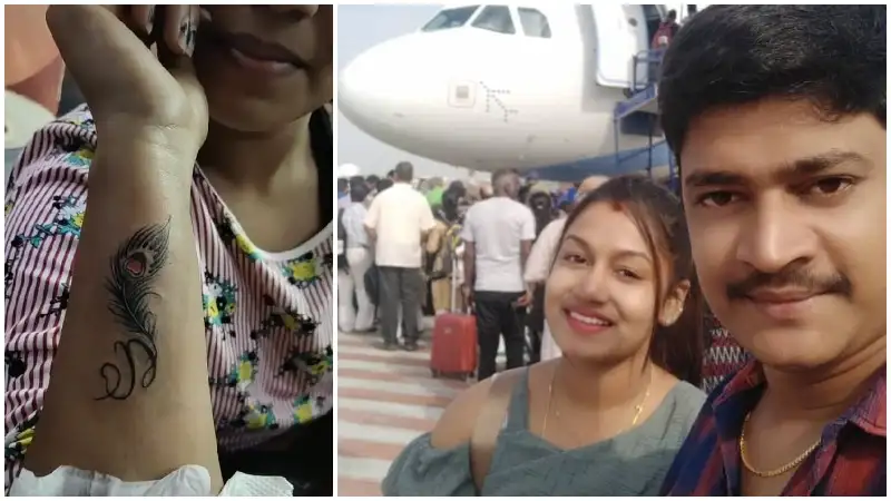 Jabardasth Comedian Dorababu Wife Nandini Reddy Tattoo Goes Viral ...