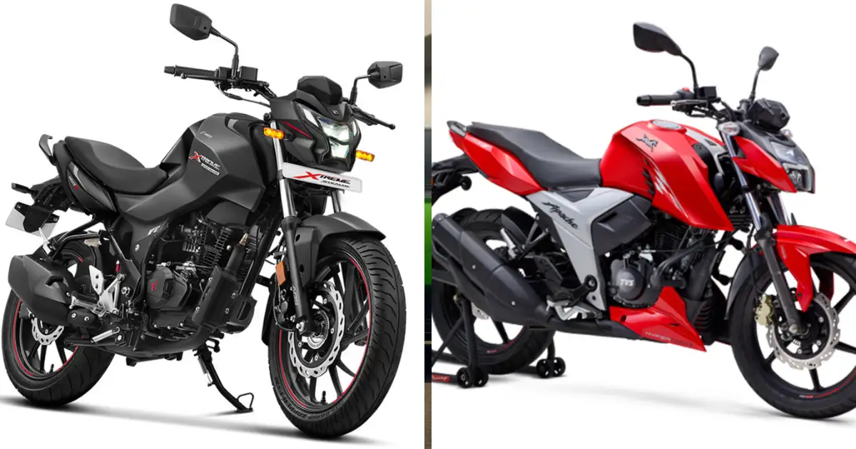 Best 160cc Bike,Hero Xtreme 160R vs TVS Apache RTR 160 4v ஒப்பீடு ...