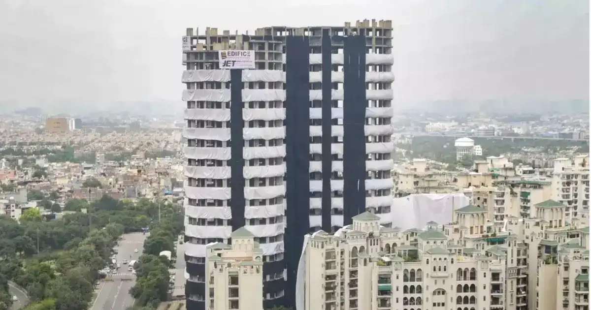 noida news twin towers built by corruption related ias-pcs officer out ...