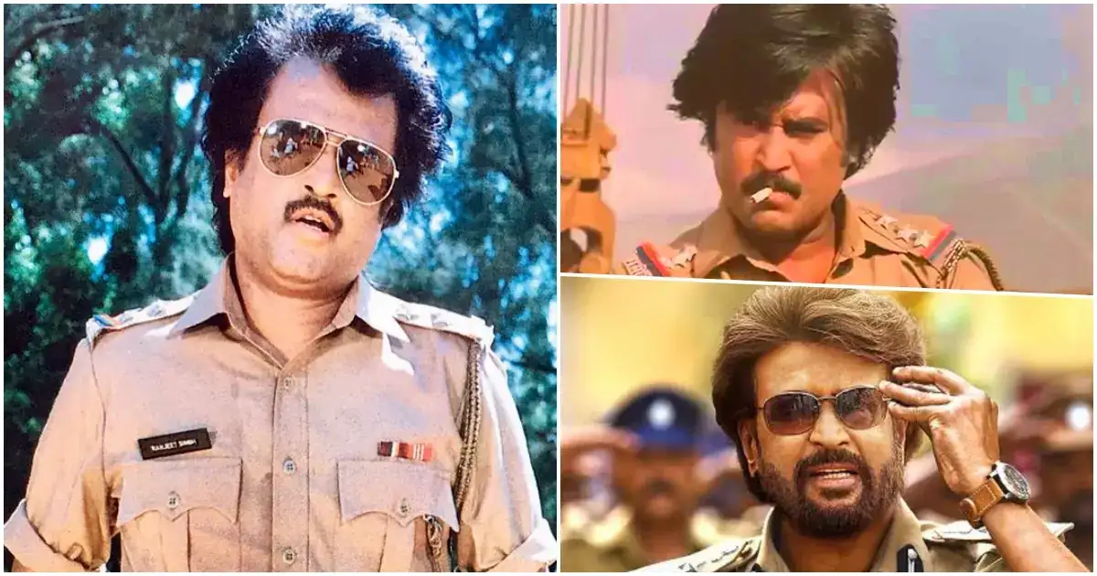 Rajinikanth's Police Characters,പോലീസ് വേഷത്തിൽ കൈ പൊള്ളിയ രജനികാന്ത് ...
