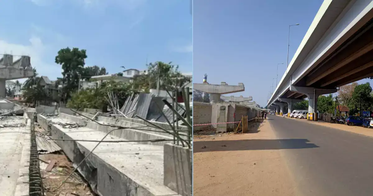 Alappuzha Bypass Construction,ദേശീയപാത നിർമാണത്തിനിടെ 30 അടി ഉയരത്തി ...