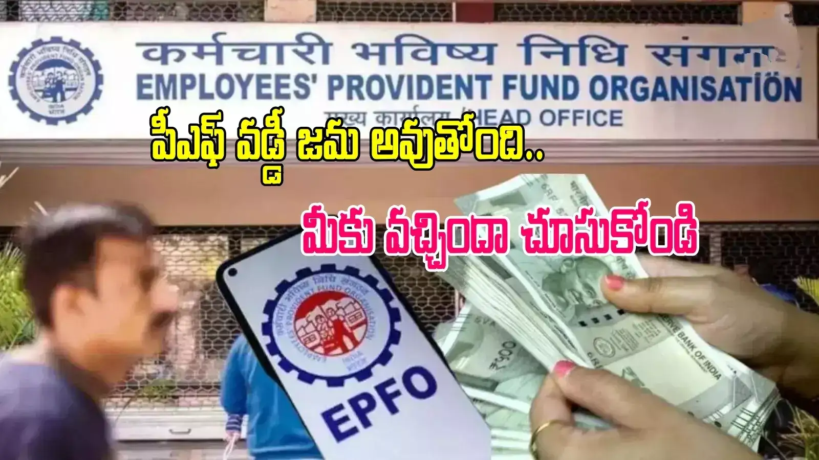 ఈపీఎఫ్‌ వడ్డీ,ఉద్యోగులూ.. పీఎఫ్ వడ్డీ జమ చేస్తోన్న EPFO.. మీకు వచ్చిందా చూసుకోండిలా - epfo ...