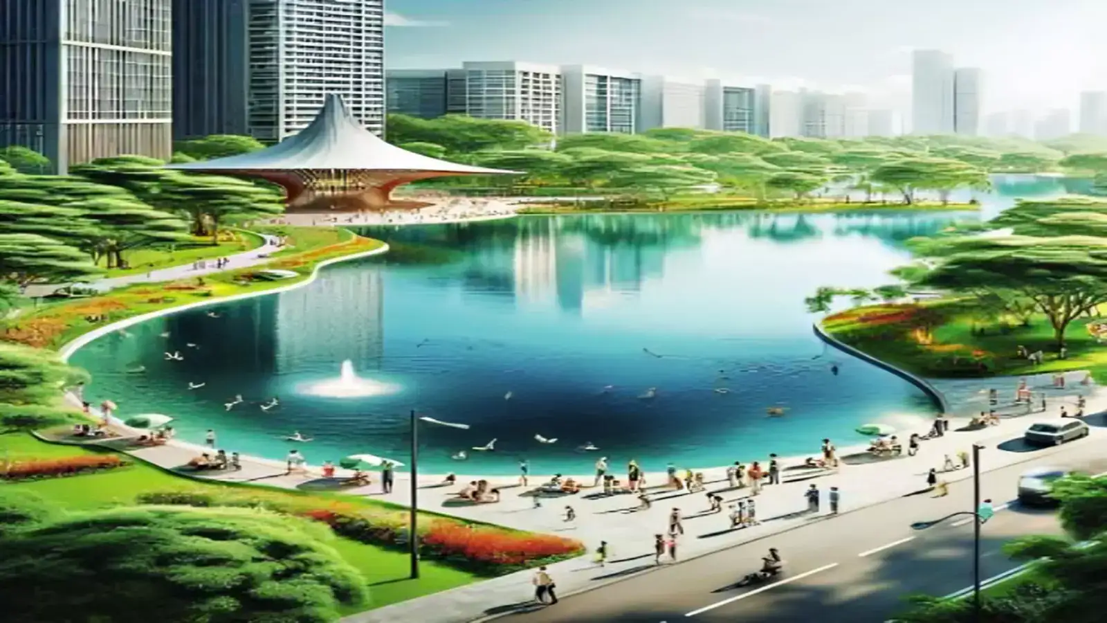 Noida Biggest Pond Construction Plan,नोएडा के सेक्टर-167 में बनेगा शहर ...