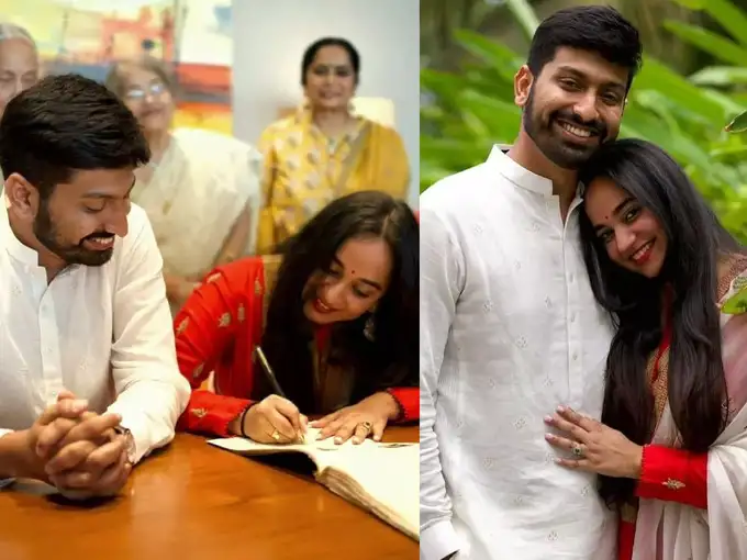ലളിതമായി വിവാഹം ചെയ്തവരുടെ കൂട്ടത്തിലേക്ക് ഇനി ഇവരും