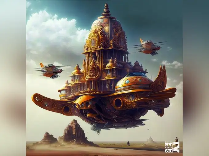 पौराणिक कथेनुसार पुष्पक विमानासारखी अनेक लढाऊ विमानं रावणाकडे होती.