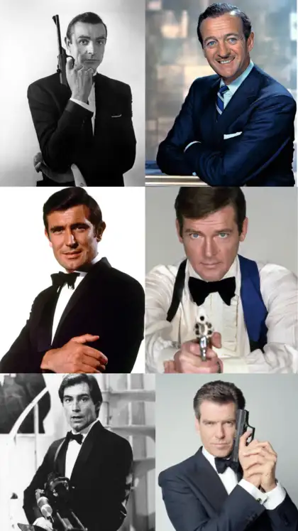 James Bond Actors In Order By Year 60 Photos - Moonagedaydream.film