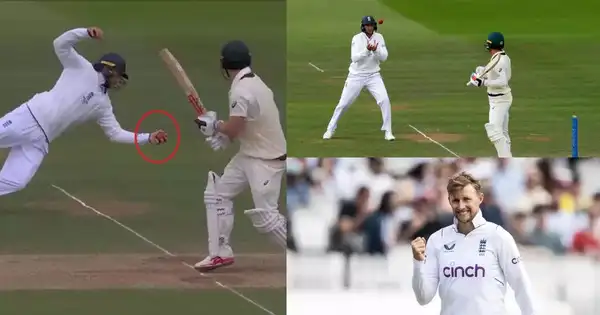 जो रूट है या फेविकोल, शॉर्ट लेग में बवाल फील्डिंग-ashes 2023 joe root ...