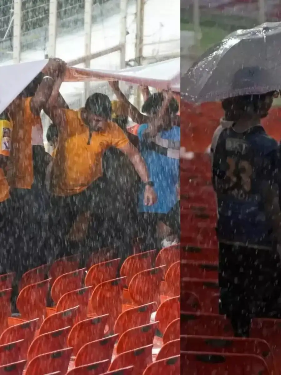ipl 2023 gt vs csk fans returned home drenched in rain with dejected ...