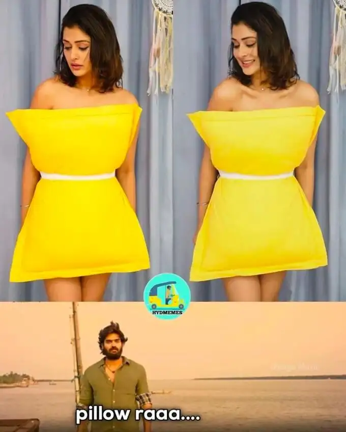 పాయల్ రాజ్‌పుత్ పిల్లో డ్రస్‌పై ఫన్నీ మీమ్స్