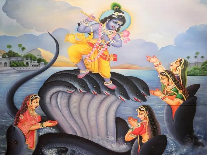 कालियामर्दन करणारा बाळकृष्ण