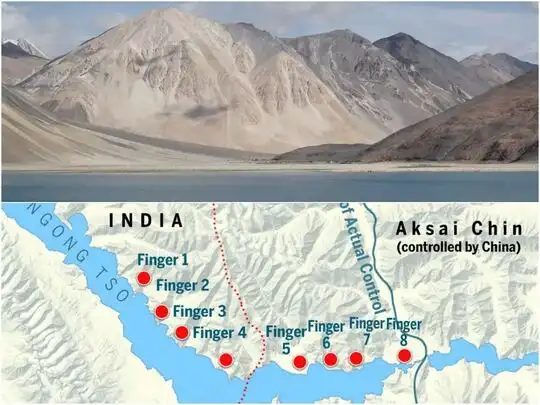 pangong lake finger area map explained after india china agree to disengage