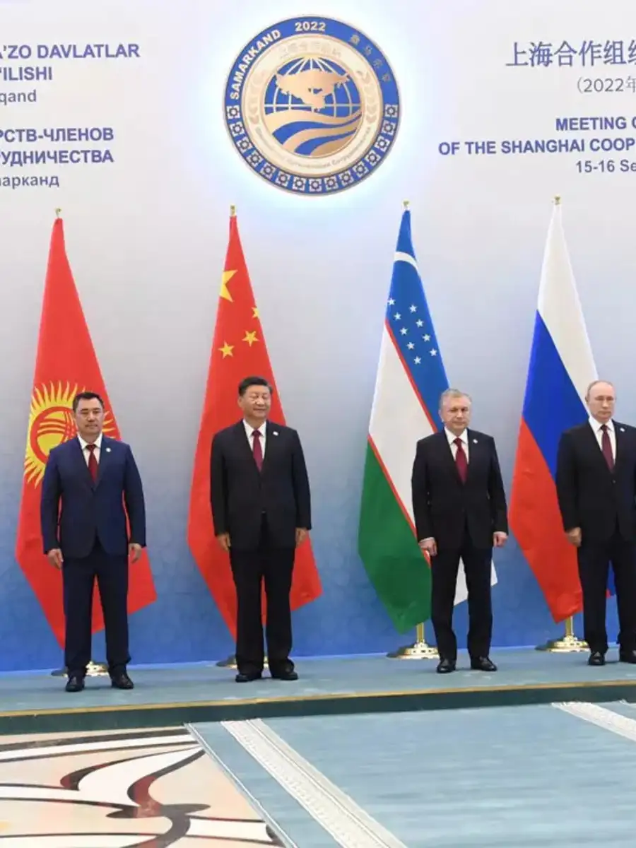 sco samarkand sammelan pm narendra modi photo pakistan pm shehbaz ...