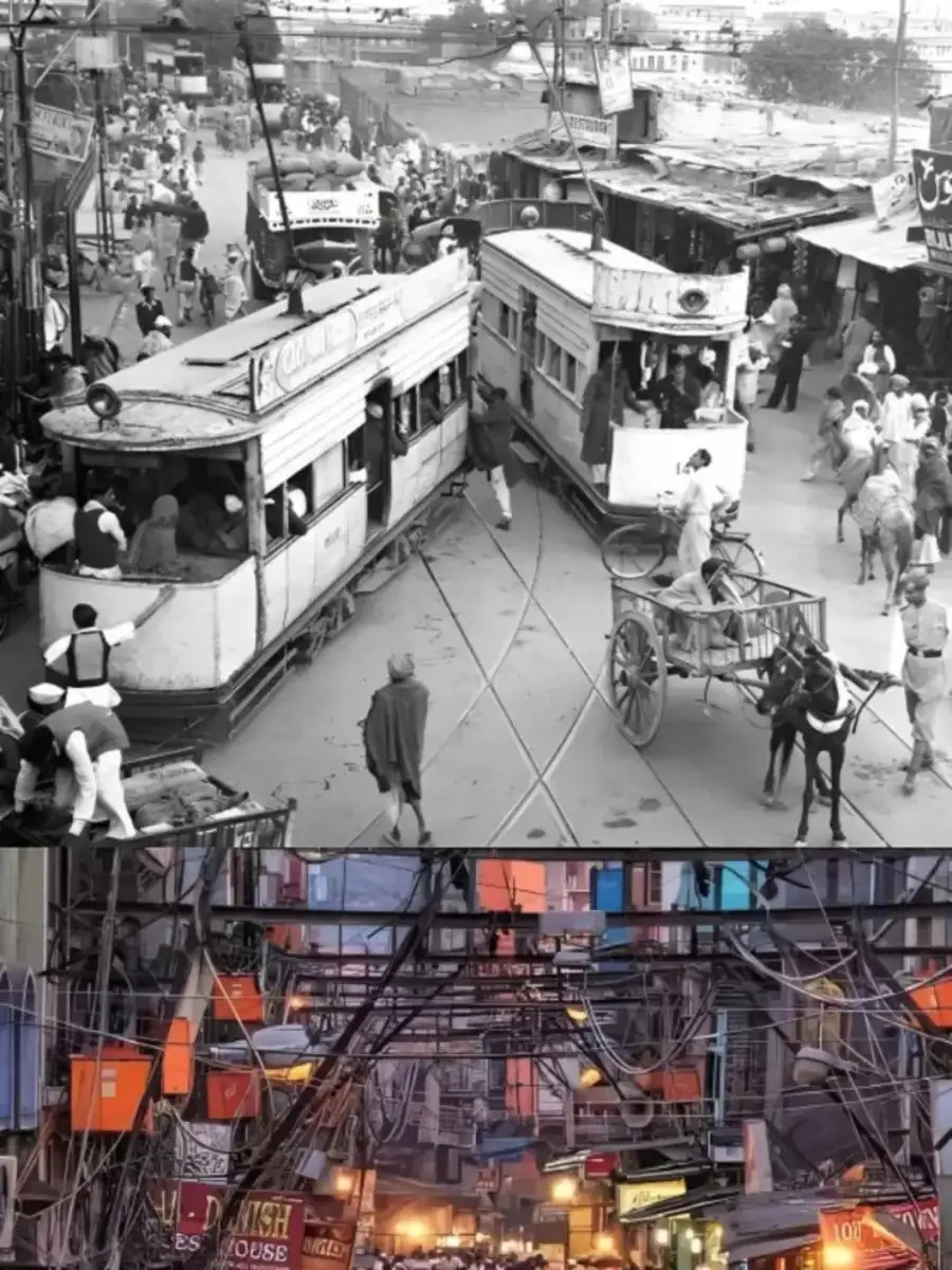 ब्लैक एंड वाइट से रंगीन... तस्वीरों में देखिए कितनी बदल गई दिल्ली ...