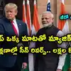 Trump Zero Tariff,ట్రంప్ ఒక్కమాటతోనే.. భారత స్టాక్ మార్కెట్లో మాయాజాలం ...