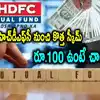 Mutual Fund New Schemes,HDFC నుంచి మరో కొత్త పథకం.. సెప్టెంబర్ 24 వరకే ...