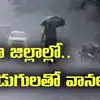 Rain Today,Weather Update: వచ్చే మూడు రోజులు భారీ వర్షాలు.. ఈ ...