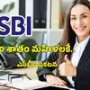 Sbi Female Employees,మహిళలకు SBI అదిరే గుడ్‌న్యూస్.. 30 శాతం కేటాయింపు ...