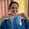 Pragathi Wins 4 Medals At Turkey Powerlifting 2025,Actress Pragathi ...