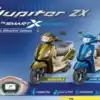 TVS Jupiter ZX drum variant equipped with smart connect features ...