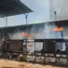 Fire Accident,திண்டுக்கல்லில் தென்னை நார் தொழிற்சாலையில் தீ விபத்து ...