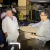DK Shivakumar at Bengaluru war room : டி.கே.சிவக்குமார் நள்ளிரவு விசிட் ...