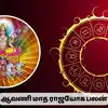 Aavani Matha Rasi Palan Benefits Rajayogam : ஆவணி மாத ராசி பலன் 2024 ...
