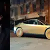 tesla cybercab robotaxt revealed at we robot event by elon musk ...