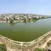 Sholinganallur Lake Works,சோழிங்கநல்லூர் தாங்கல் ஏரி… தனித்தீவு போல ...