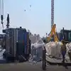 Truck Accident In Madurai,மதுரையில் லாரி கவிழ்ந்து விபத்து: 2 மணிநேரம் ...